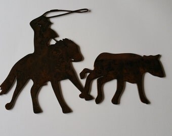 Western metal art | Etsy