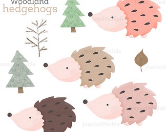 Woodland clip art | Etsy