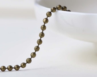 Faceted ball chain | Etsy