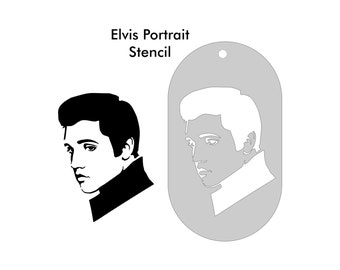 Elvis stencil | Etsy