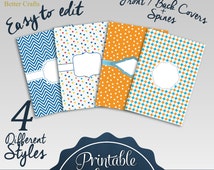 Unique binder spine related items | Etsy