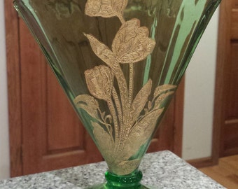 Tulip shaped vase | Etsy