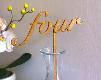 Laser cut numbers | Etsy