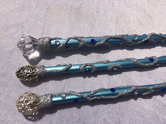 Frozen Blue Magic Wand Ice Princess Wizard Wand Fairy Wand