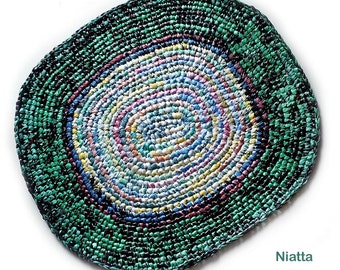 Plastic bag rug | Etsy