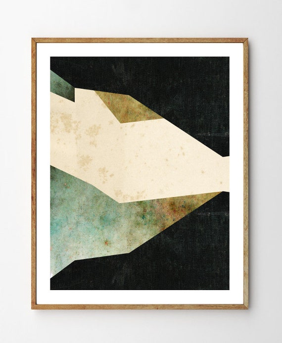 Shapes of Nature Abstract Art Geometric Print Minimalist