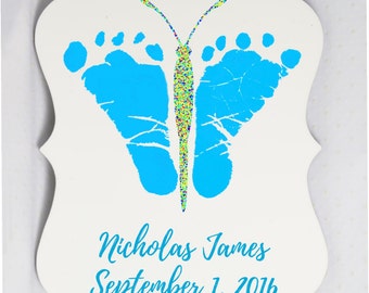 Butterfly handprint | Etsy