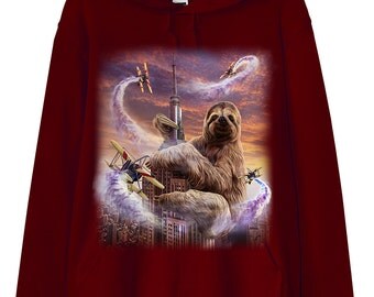 Sloth hoodie | Etsy