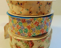 Unique floral ribbon related items | Etsy