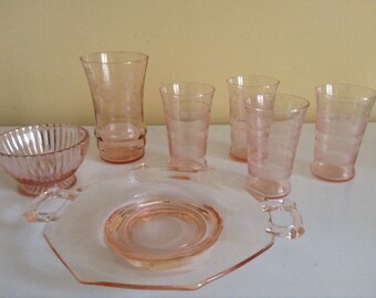 Depression glass | Etsy