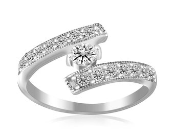 Unique overlapping ring related items | Etsy