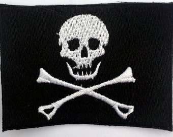 Pirate flag patch | Etsy
