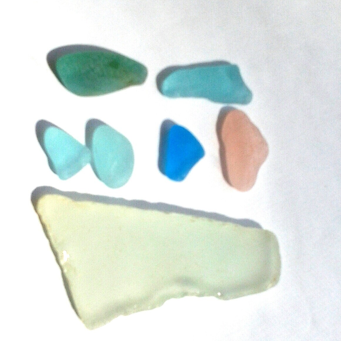 Sea glass jewelry and semi precious stone by Jewelrybeyondthesea