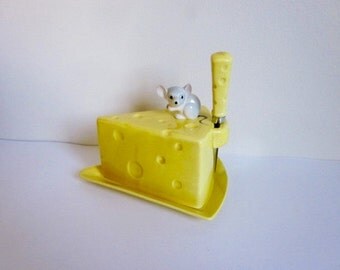 Unique mouse cheese plate related items | Etsy