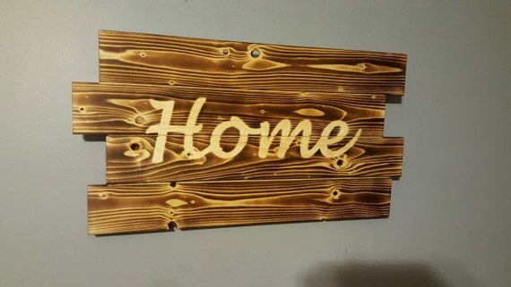 Home Sign Rustic Home Decor by UpstatePalletDesigns on Etsy