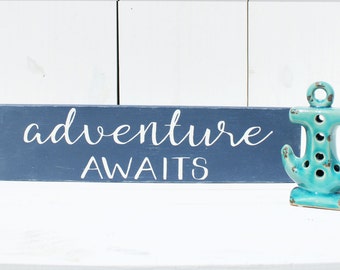 Unique coastal signs related items | Etsy