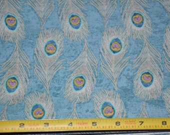 Peacock fabric | Etsy