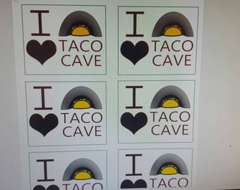 Dragons love tacos | Etsy