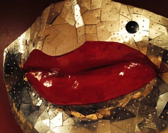 Lips sculpture | Etsy