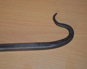Items similar to Wood Stove Fire Poker / Hand Forged / Short Fire Poker ...