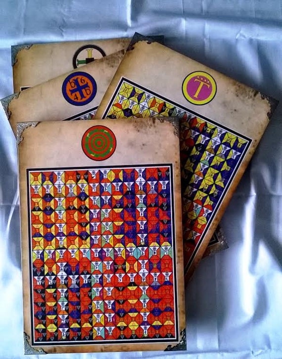 Enochian Magick Elemental Tablets