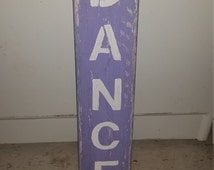 Unique wood dance sign related items | Etsy