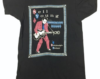 Neil young shirt | Etsy