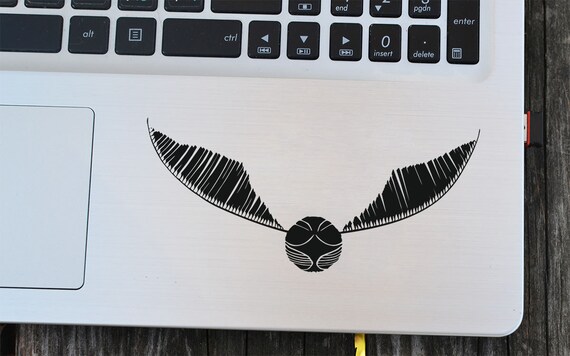 Harry Potter inspired Golden Snitch Sticker Hogwarts