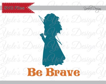 Merida silhouette | Etsy