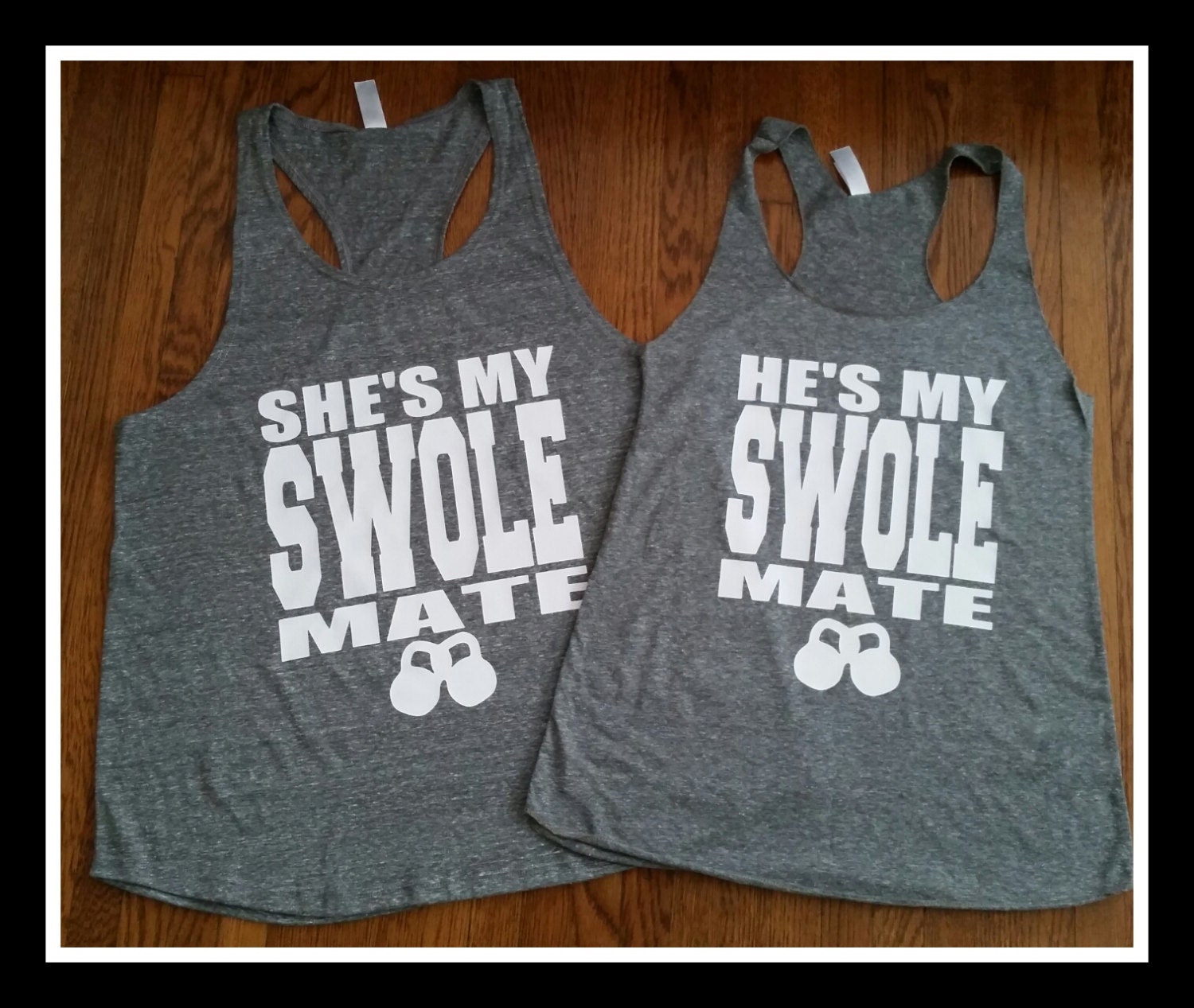 Couples He's My Swole Mate She's My Swole Mate Tank