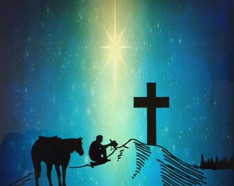 Cowboy praying | Etsy