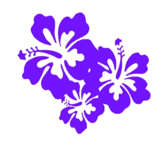 Hibiscus Flower Car Window Decal