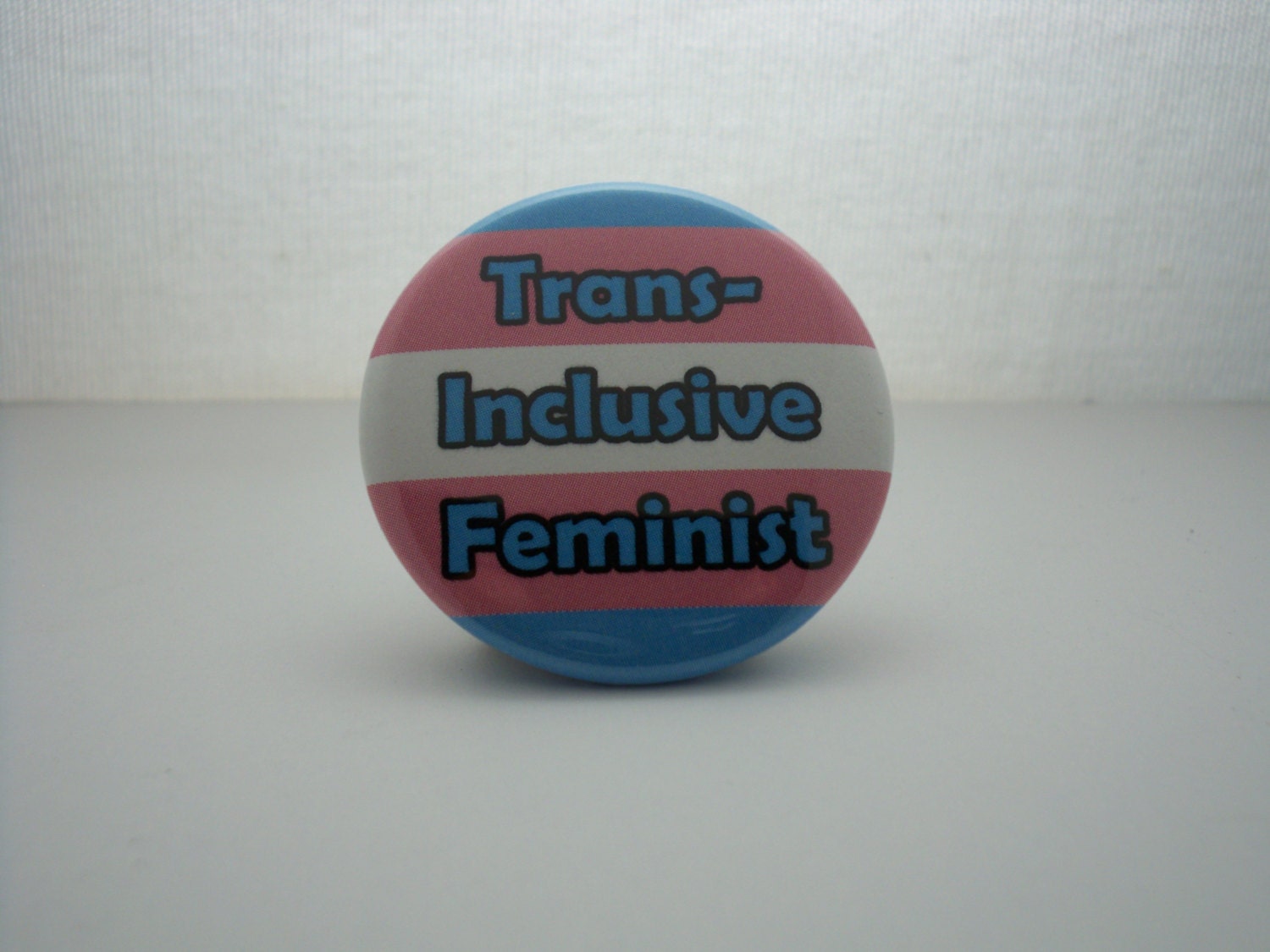 Trans Inclusive Feminist Button Intersectional Transgender