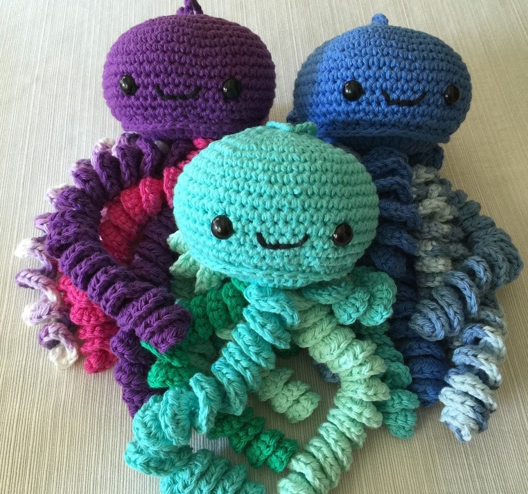 Crochet Jellyfish Amigurumi Jellyfish Handmade Crochet