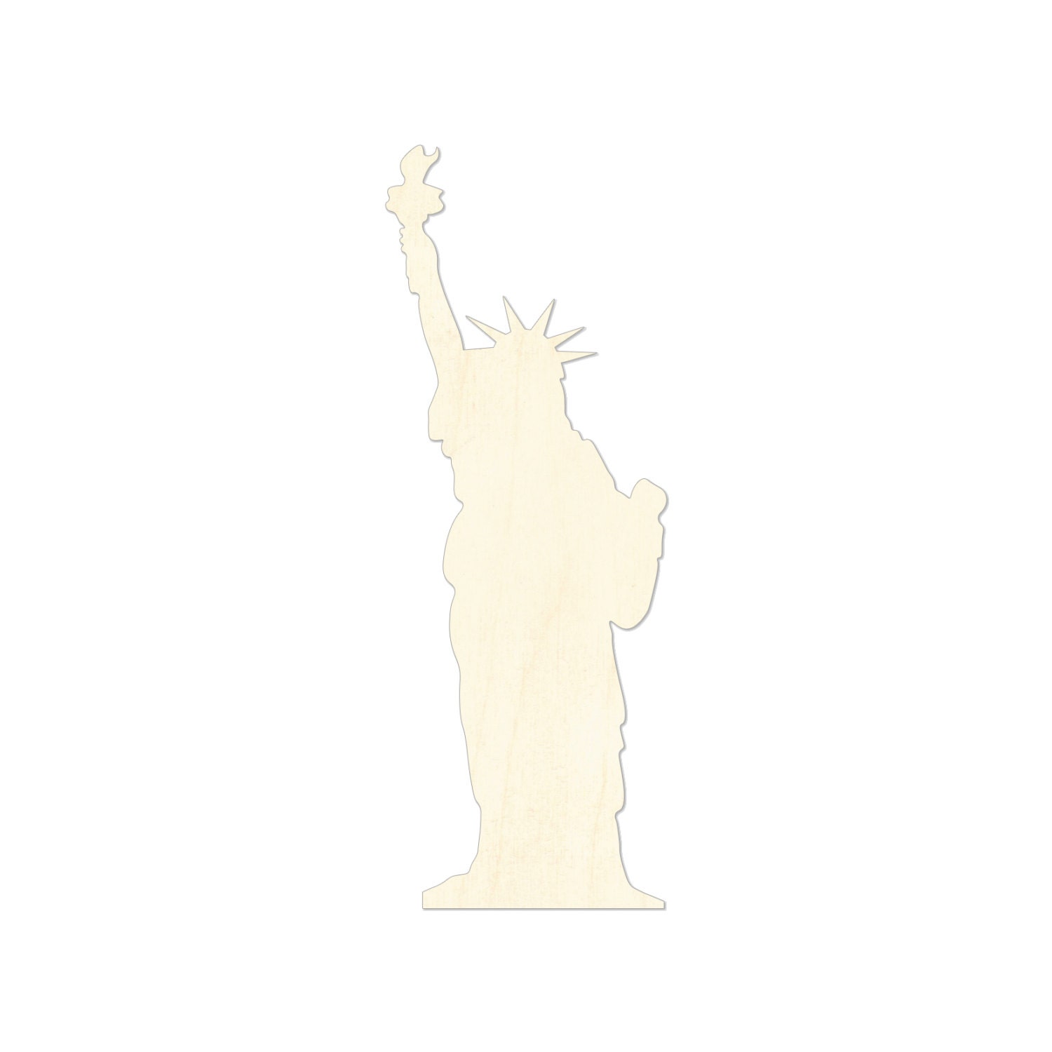 2 34 The Statue of Liberty Wooden Cutout Shape