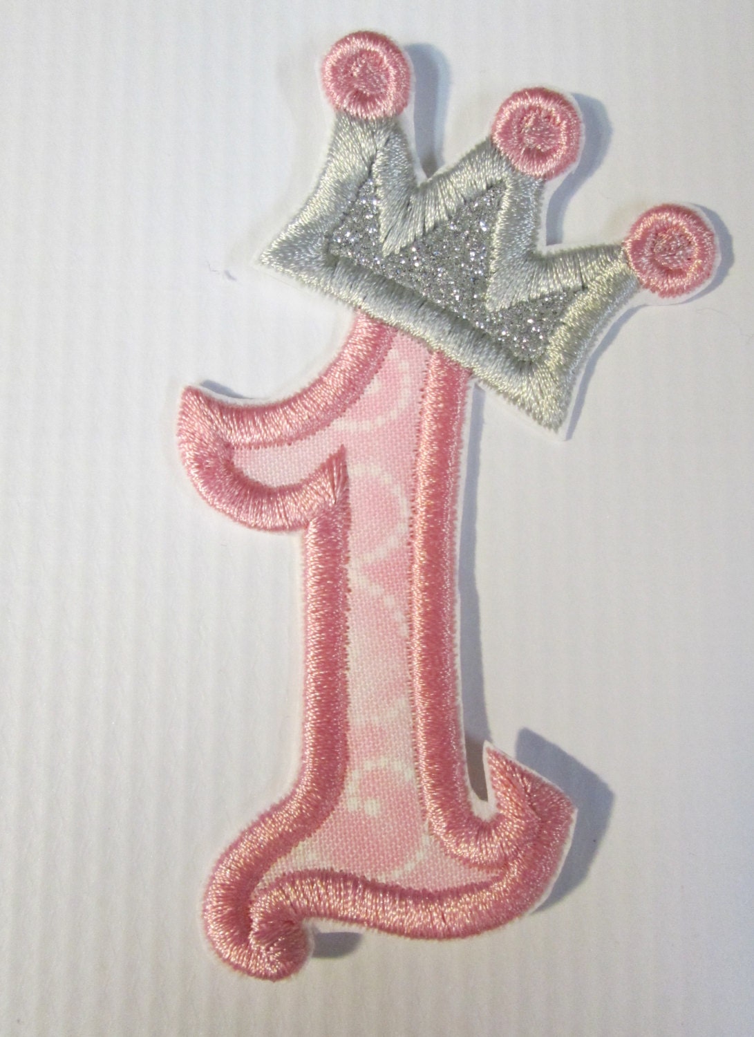 Ready To Ship - Princess Number One with Crown - Iron On or Sew On ...