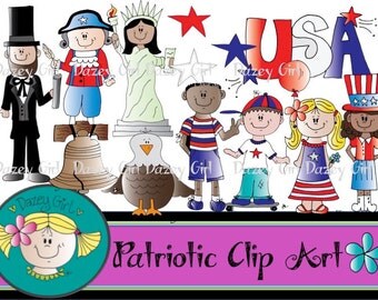 Patriotic clip art | Etsy