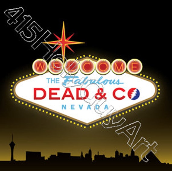 Dead & Company Sticker FREE SHIPPING Las Vegas Grateful