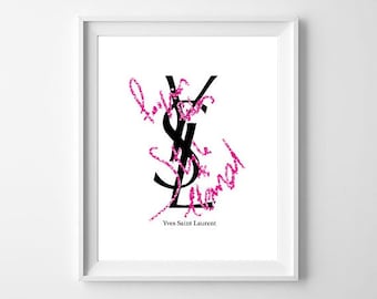 Ysl poster | Etsy