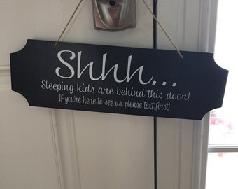 Quiet please sign | Etsy