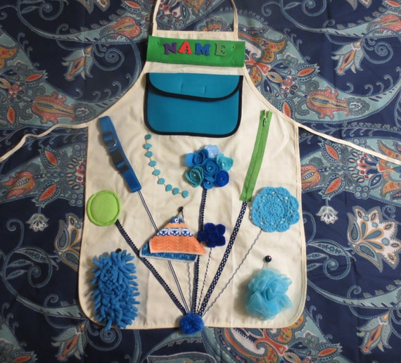 Activity Apron / Fidget Apron / Busy Apron for the elderly and
