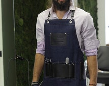 Unique barber apron related items | Etsy