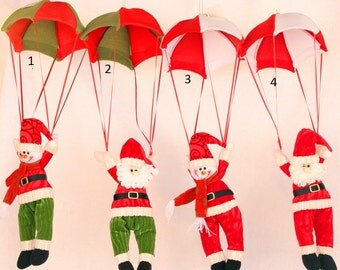 Unique parachuting santa related items | Etsy