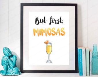 Mimosa quote | Etsy