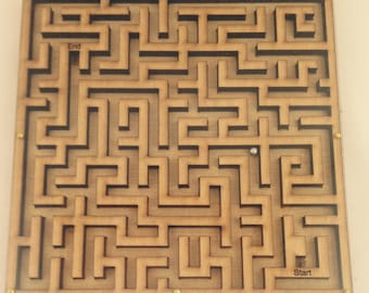 Wood maze | Etsy
