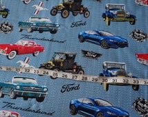 Popular items for ford mustang fabric on Etsy