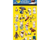 Unique rabbids related items | Etsy