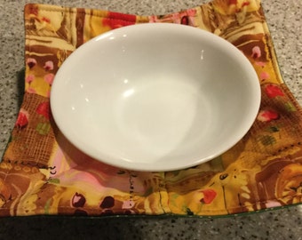 Quilted bowl cozy | Etsy