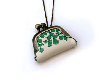 Unique coin purse necklace related items | Etsy