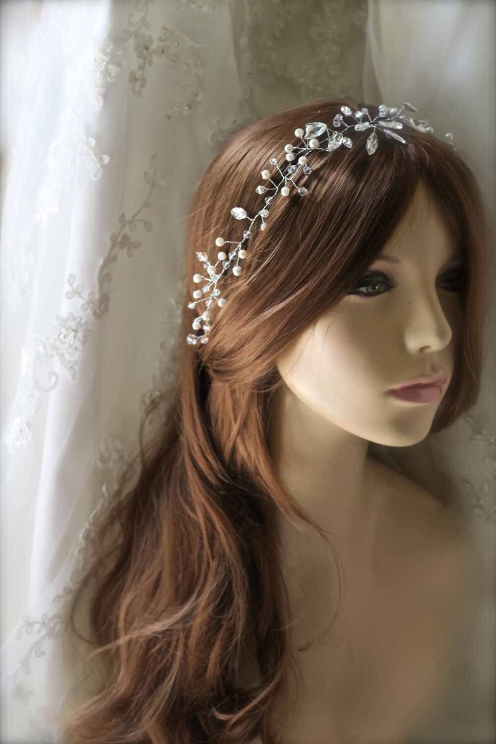 Bridal Crystal Hair Vine Wedding Sparkle Hair Vine Bridal